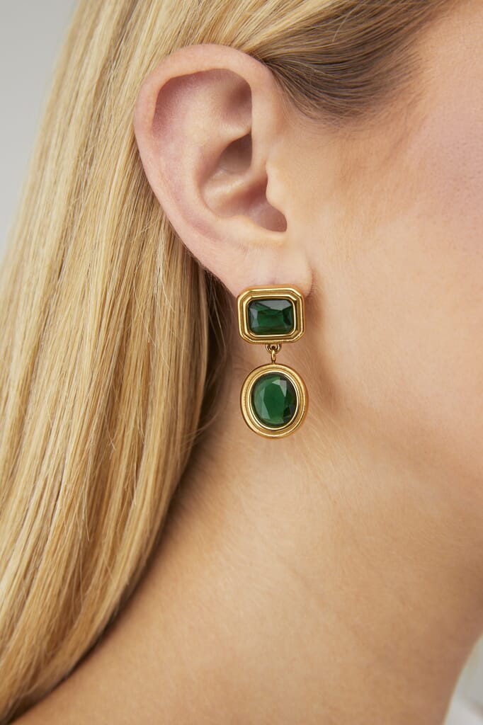 8 Other Reasons | Ace Drop Earring in Green| FashionPass