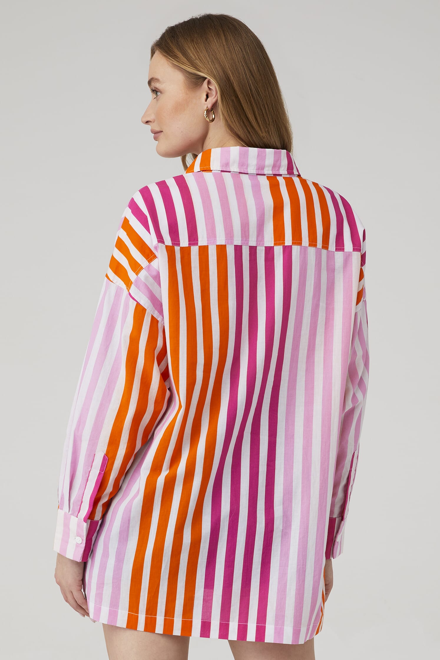 Beach Riot Alexa Top In Sunset Stripes