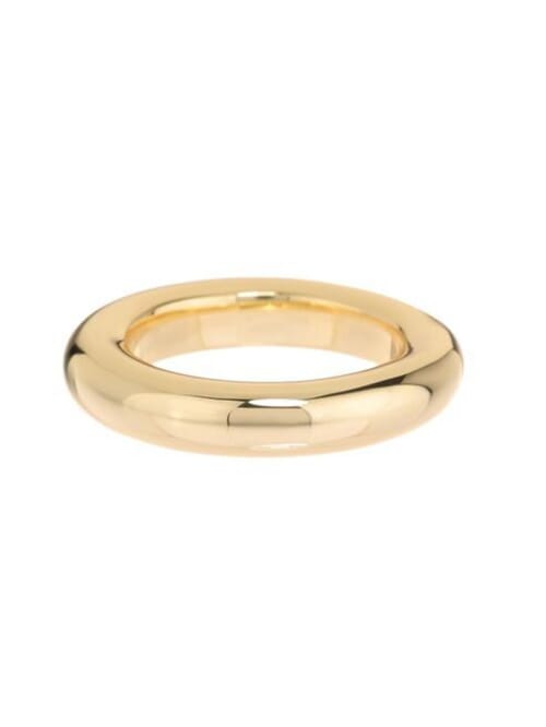 LUV AJ | Amalfi Tube Ring in Gold | FashionPass