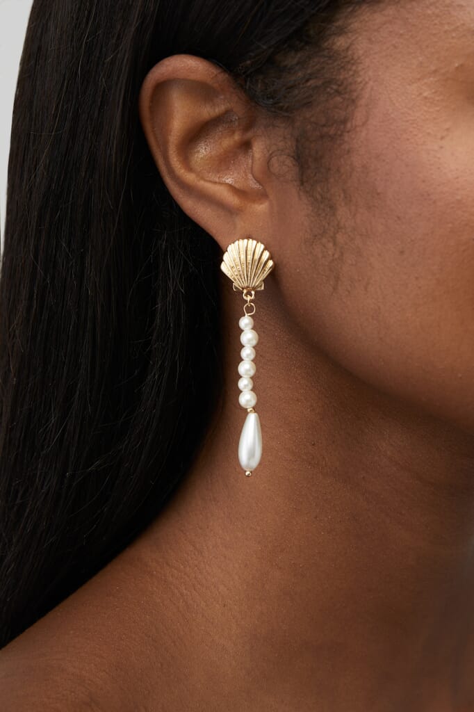 8 Other Reasons | Atlantis Earring in Gold And White| FashionPass