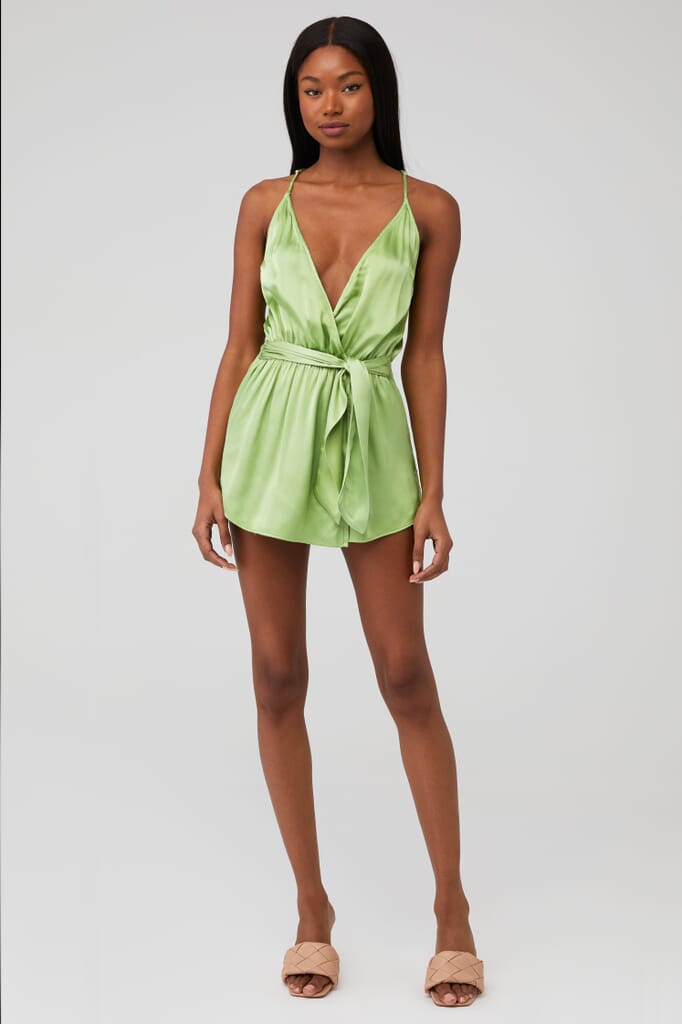 RAYS FOR DAYS AVERY ROMPER in green