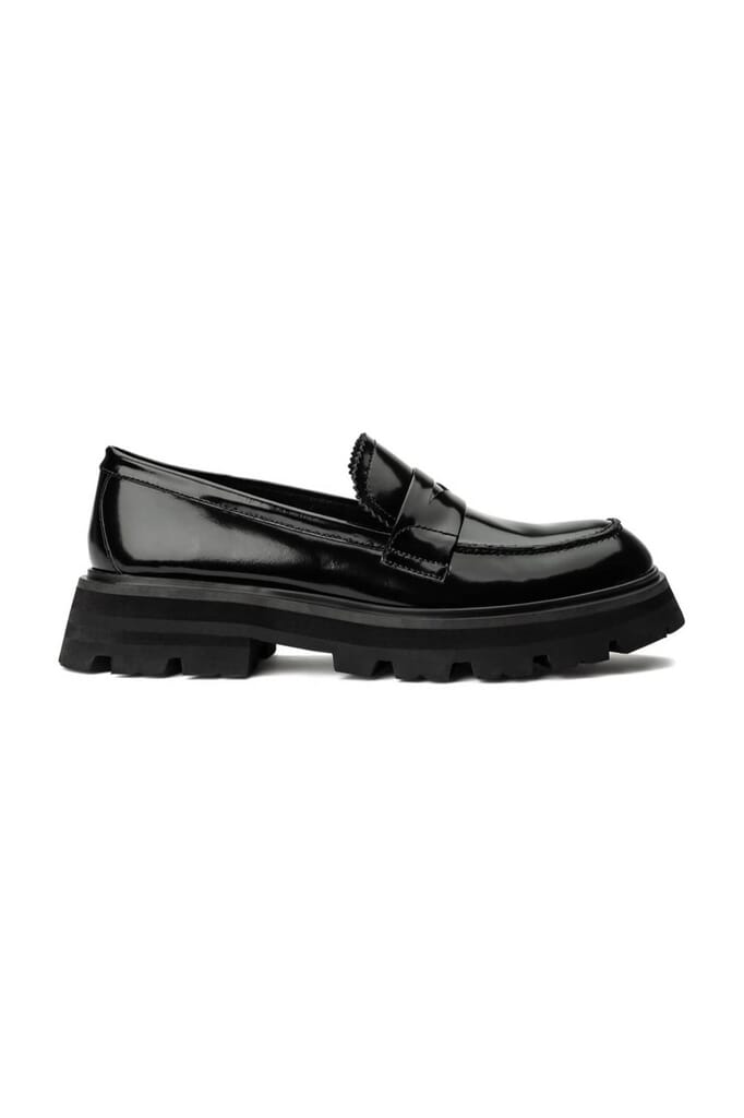 Tony Bianco | Axell Loafer in Black Hi Shine| FashionPass