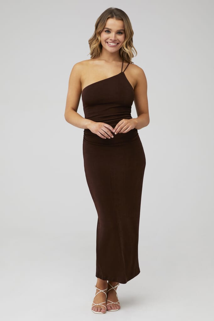 SIGNIFICANT OTHER | Bella Dress in Chocolate| FashionPass