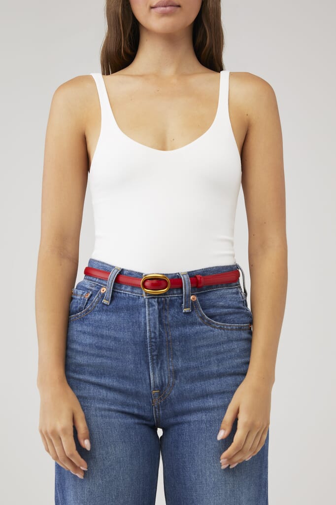 8 Other Reasons | Skinny Belt in Red| FashionPass