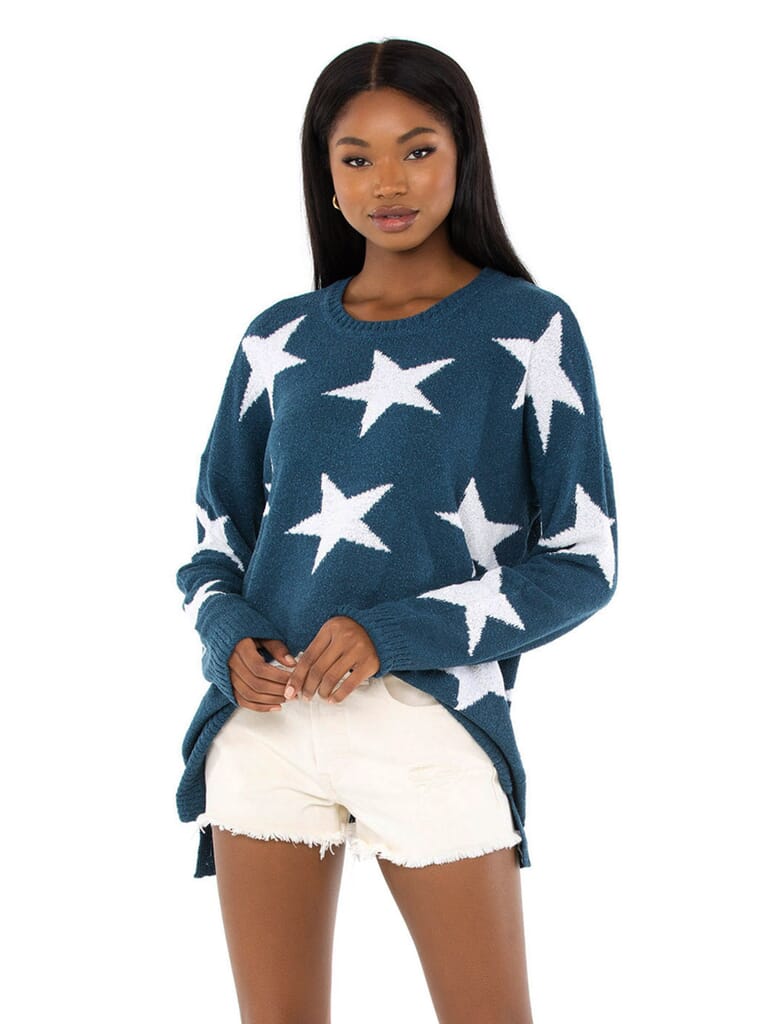 Show Me Your Mumu | Bronson Sweater in Star Tossed Knit| FashionPass
