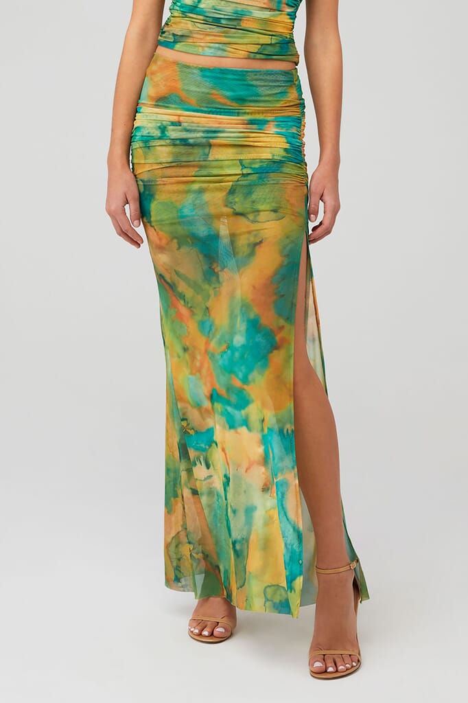 Ronny Kobo BRUNO SKIRT in green