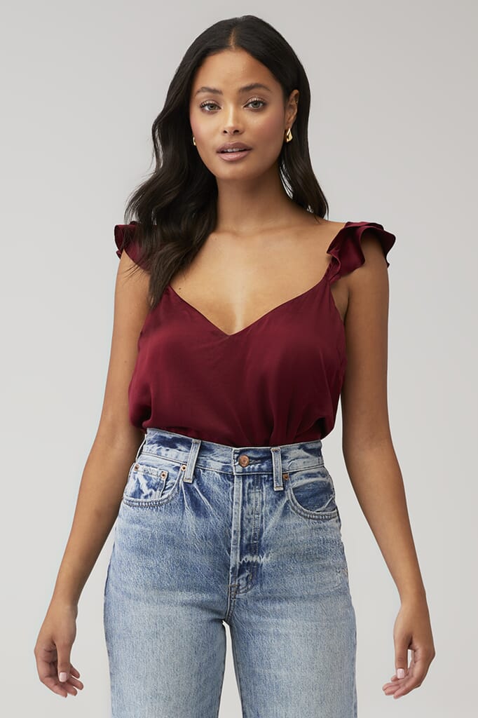 Cami NYC | Cara Cami in Currant| FashionPass