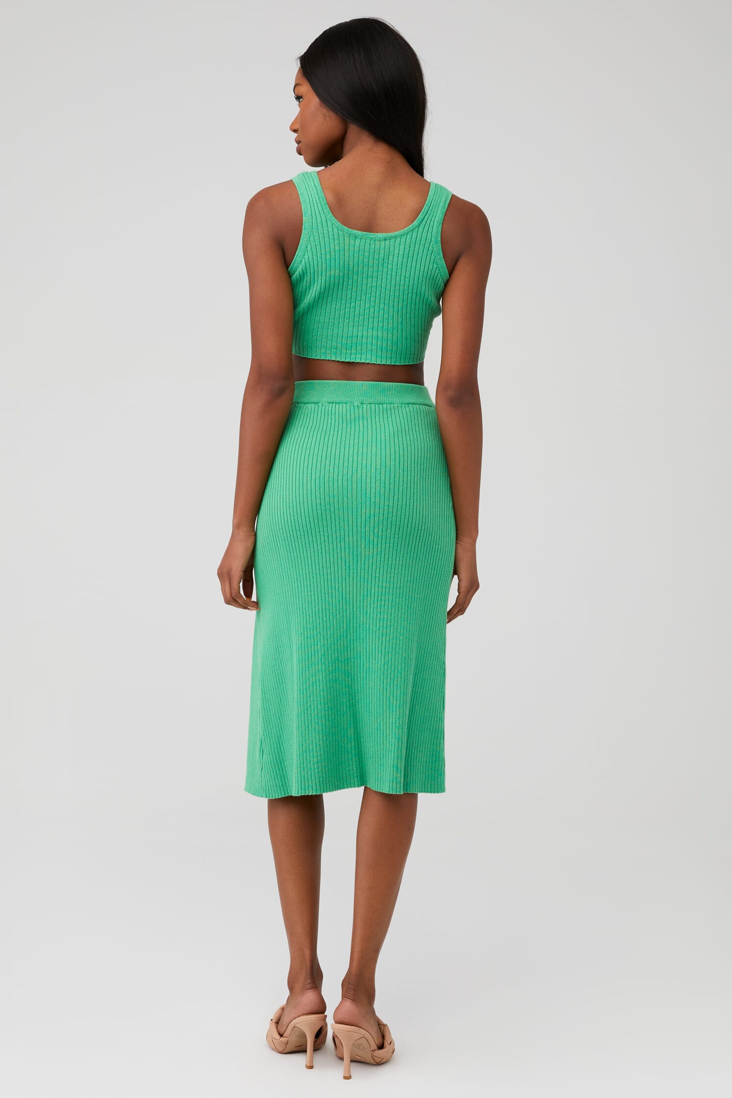 Line & Dot | Celia Set in Green| FashionPass