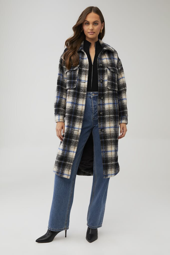 Heartloom | Charia Coat in Ink| FashionPass