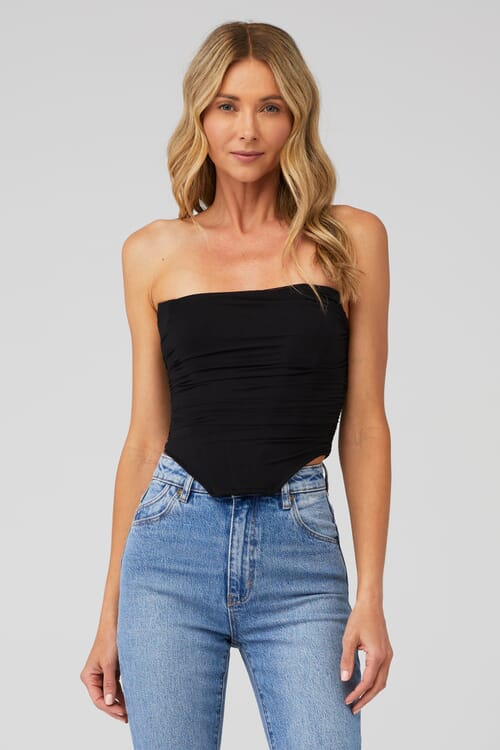 Steve Madden Dahlia Top In Black FashionPass Steve Madden Dahlia Top In Black FashionPass