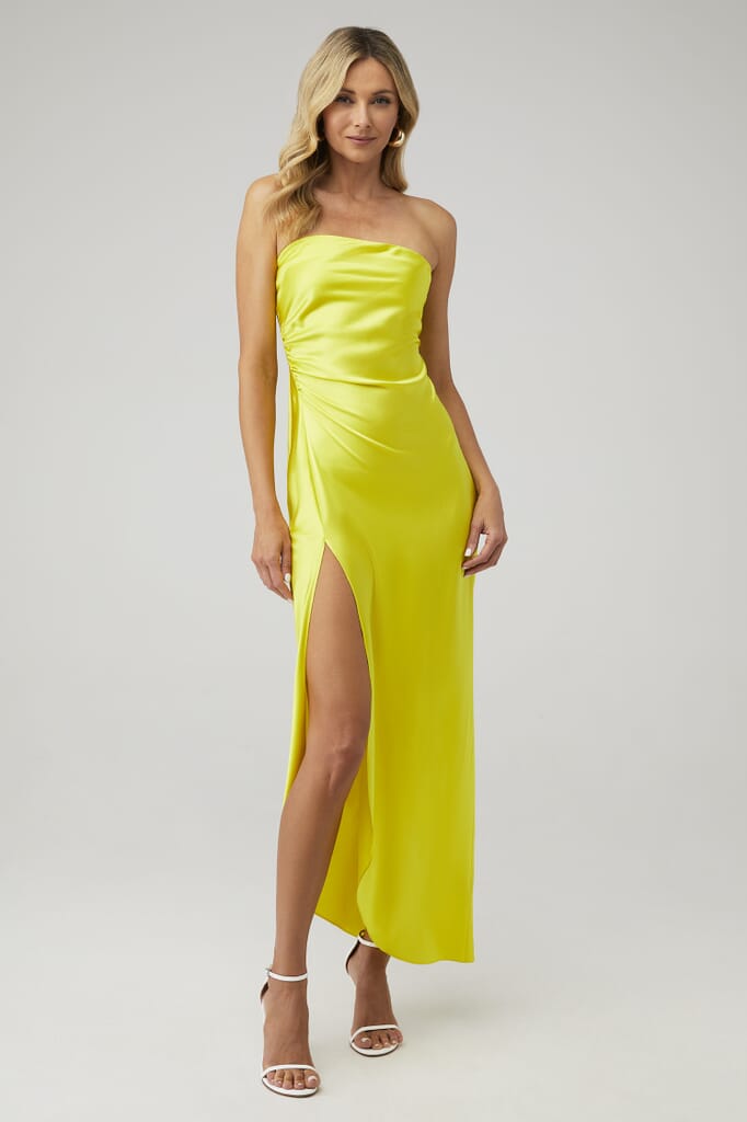 SER.O.YA | Dalia Maxi Dress in Citric| FashionPass