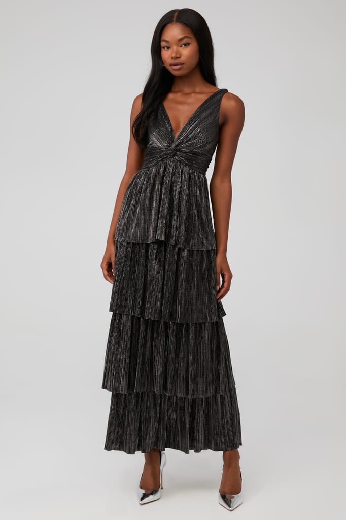 SABINA MUSAYEV | Delphina Dress in Black| FashionPass