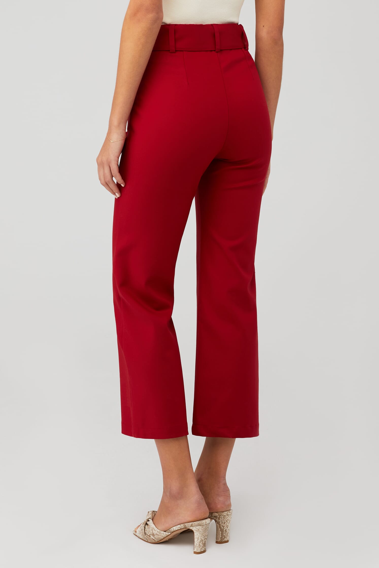 Show Me Your Mumu | Dj Cropped Pants in Red Suiting | FashionPass