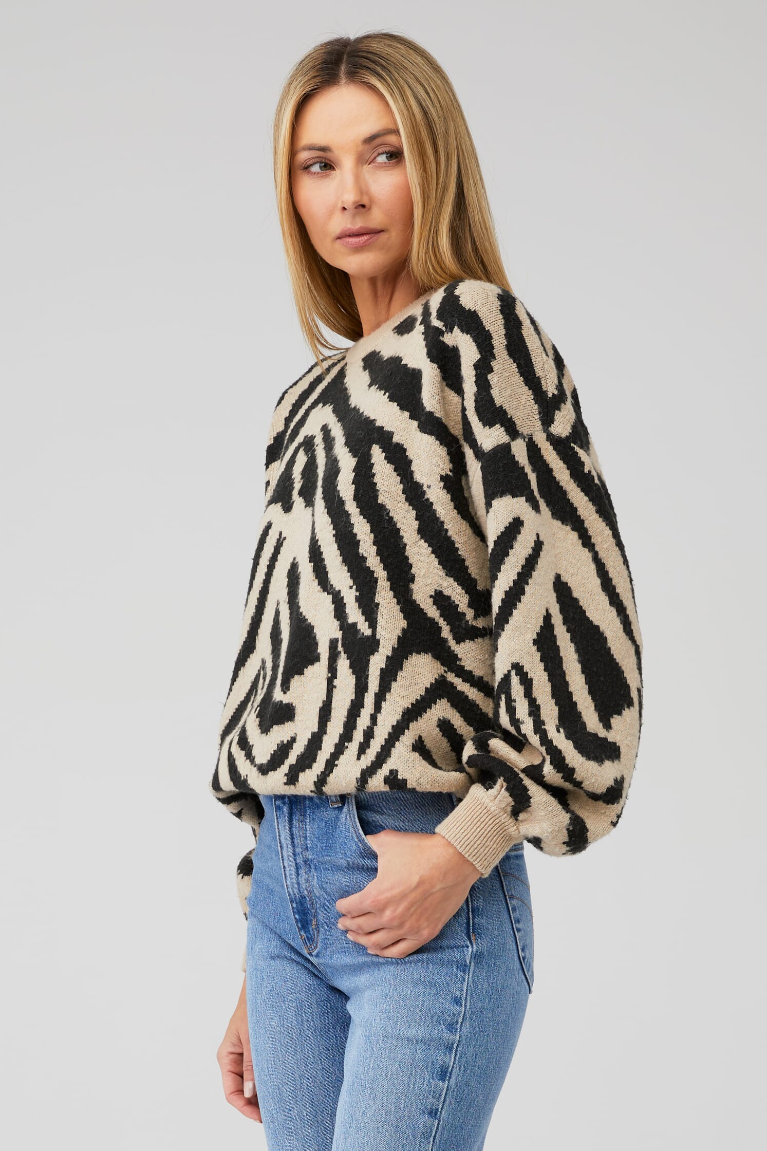 Show Me Your Mumu Duke Sweater in Tiger Knit FashionPass