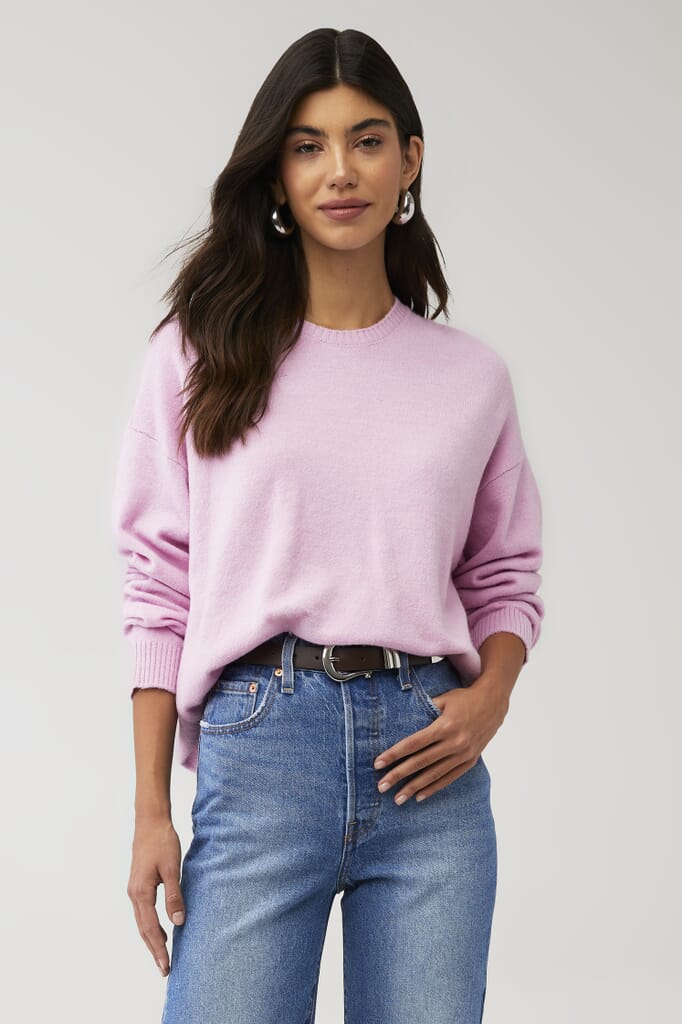 Show Me Your Mumu | Feel Good Sweater in Mauve Pink Knit| FashionPass