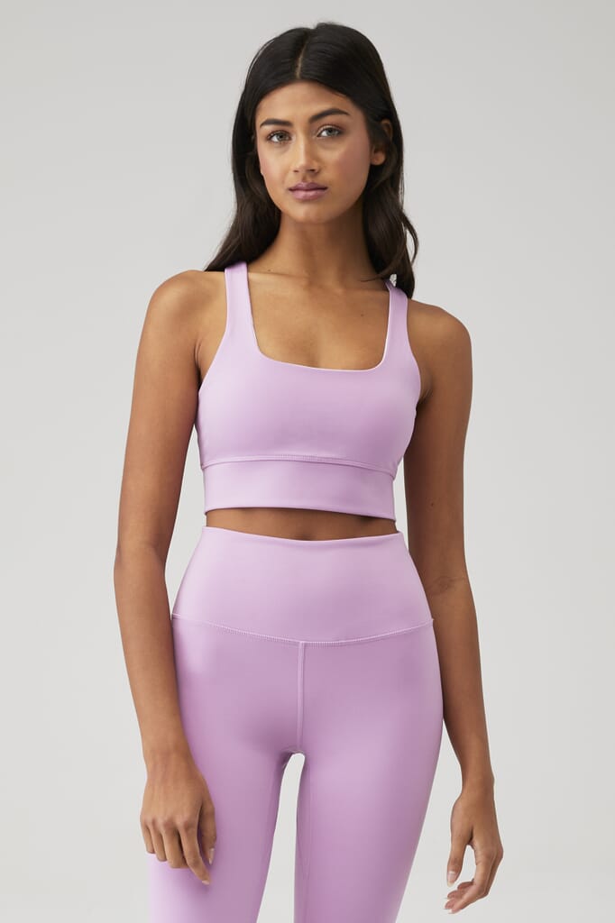 Varley | Freesoft Cori Bra in Smokey Grape| FashionPass