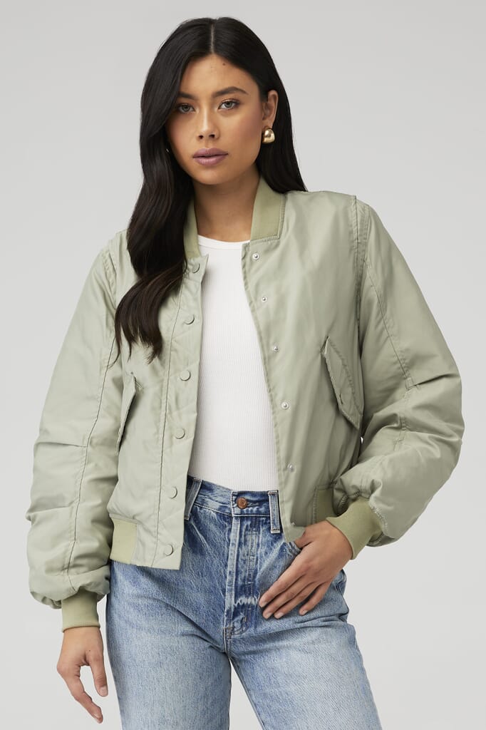 Blank NYC | Going Steady Jacket in Green| FashionPass