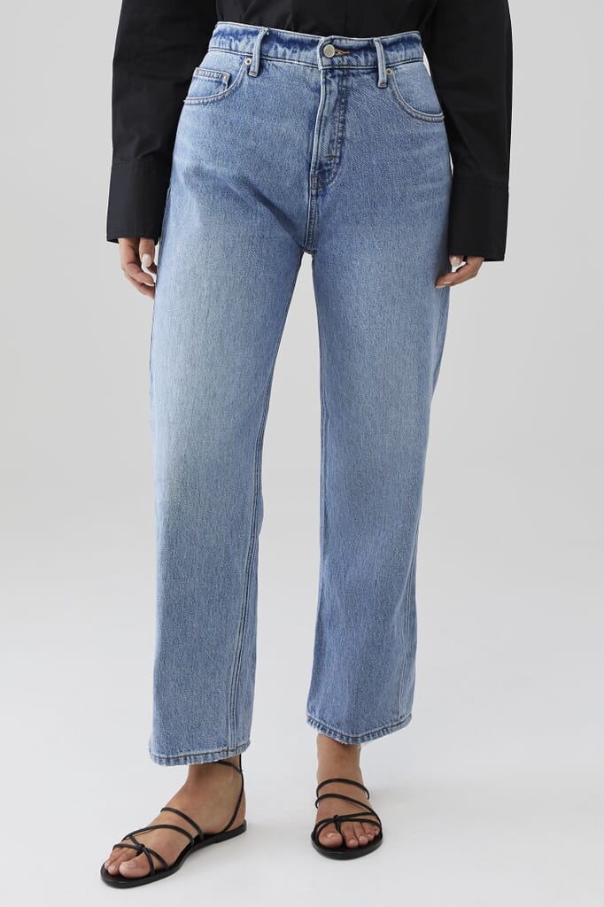 Good American | Good Standard Straight Jeans in Indigo| FashionPass