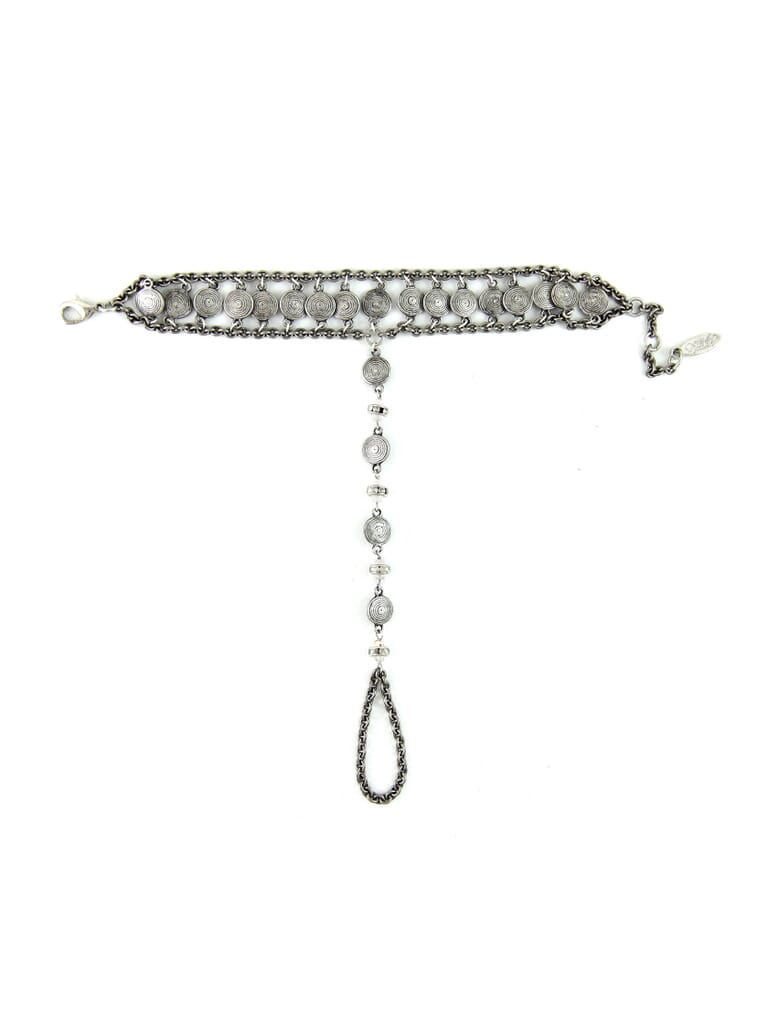 Ettika | Gypsy Queen Hand Harness in Silver| FashionPass