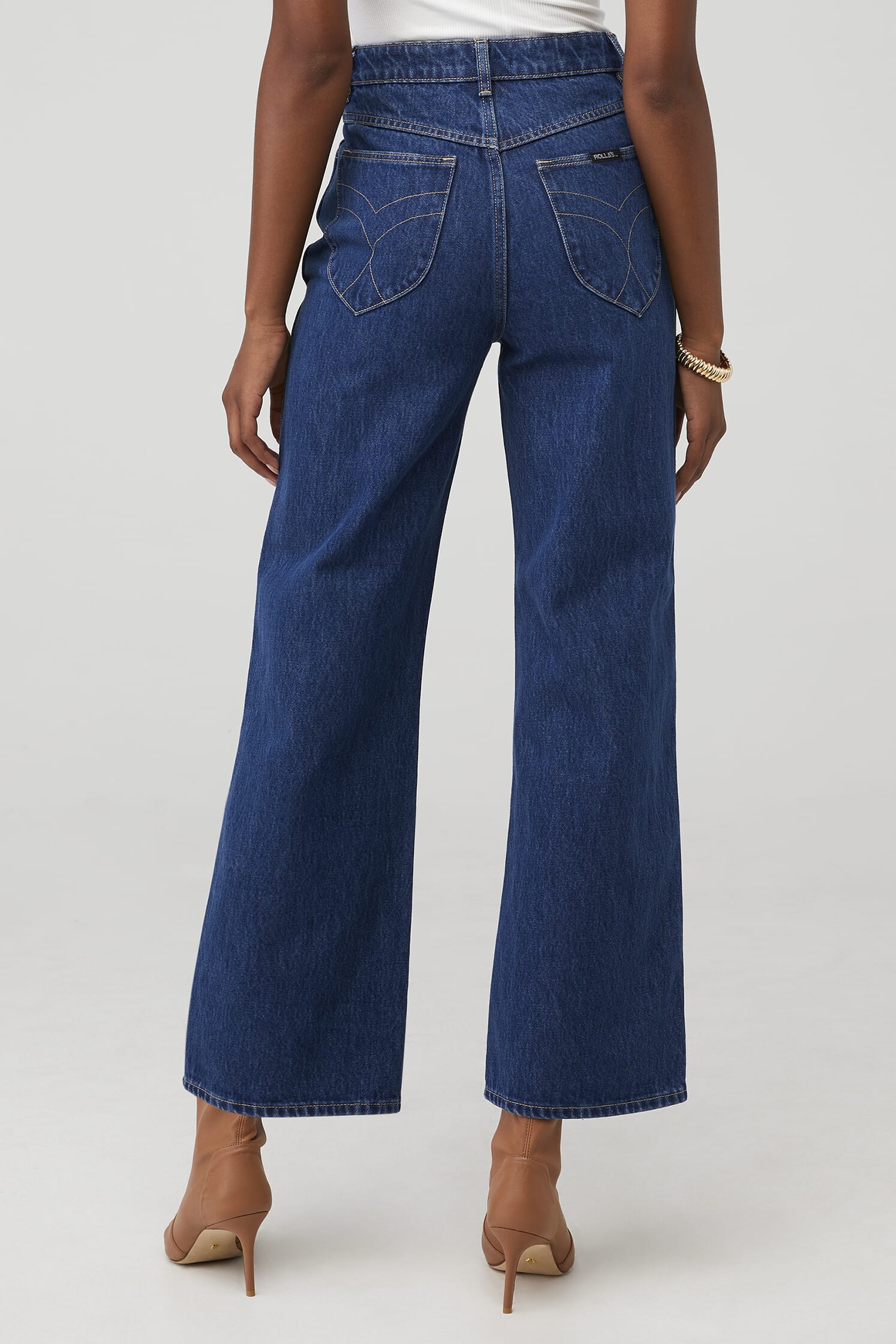 ROLLAS | Heidi Ankle Stone Organic in Organic Vintage Blue| FashionPass