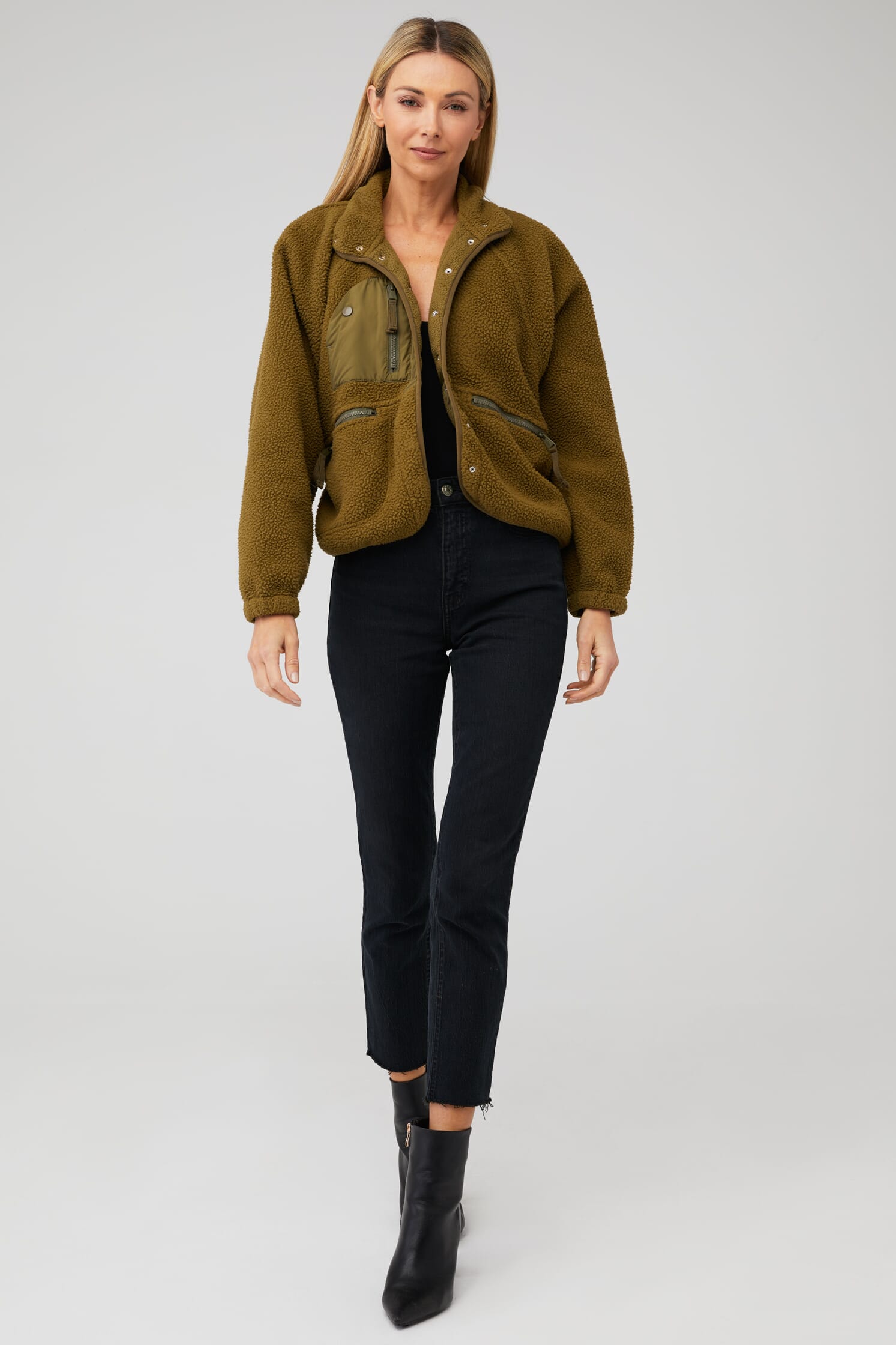 Free People | Hit Slopes Jacket in Army | FashionPass