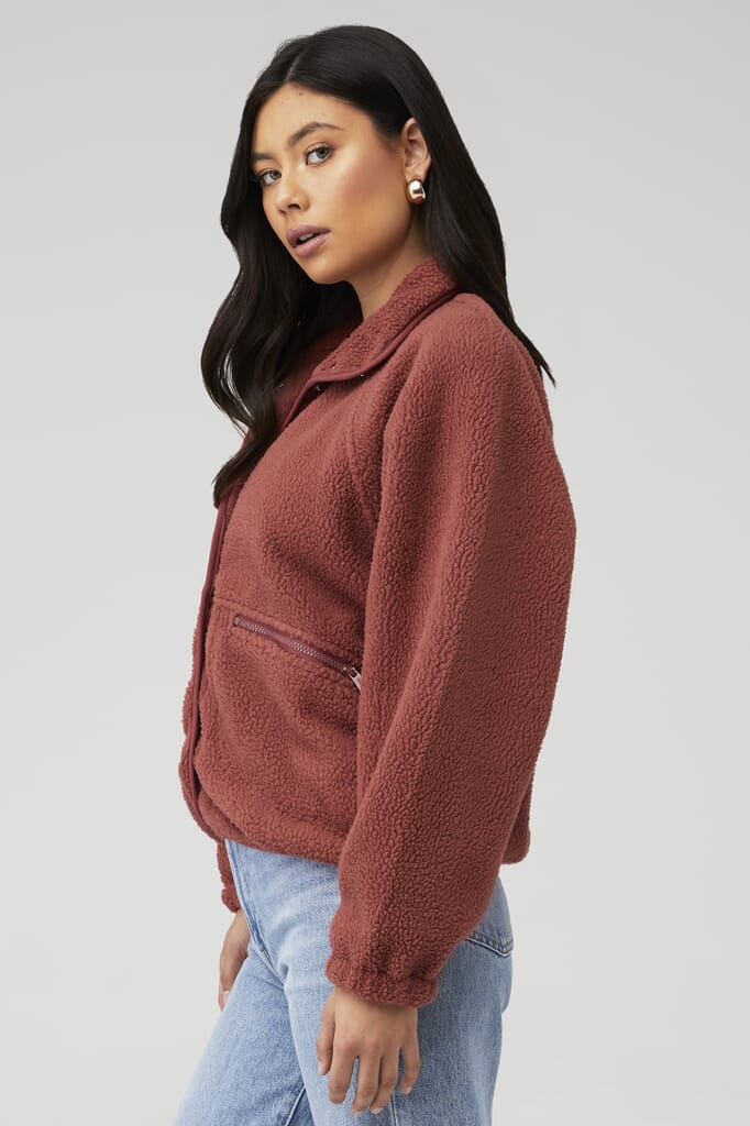 Free People | Hit Slopes Jacket in Henna| FashionPass