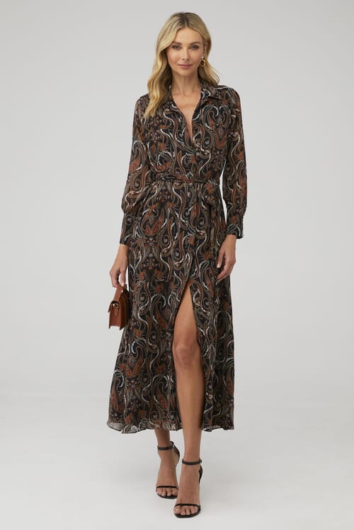 MISA Los Angeles | Ines Dress in Spartina Paisley| FashionPass