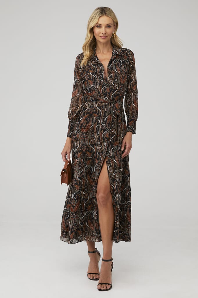 MISA Los Angeles | Ines Dress in Spartina Paisley| FashionPass