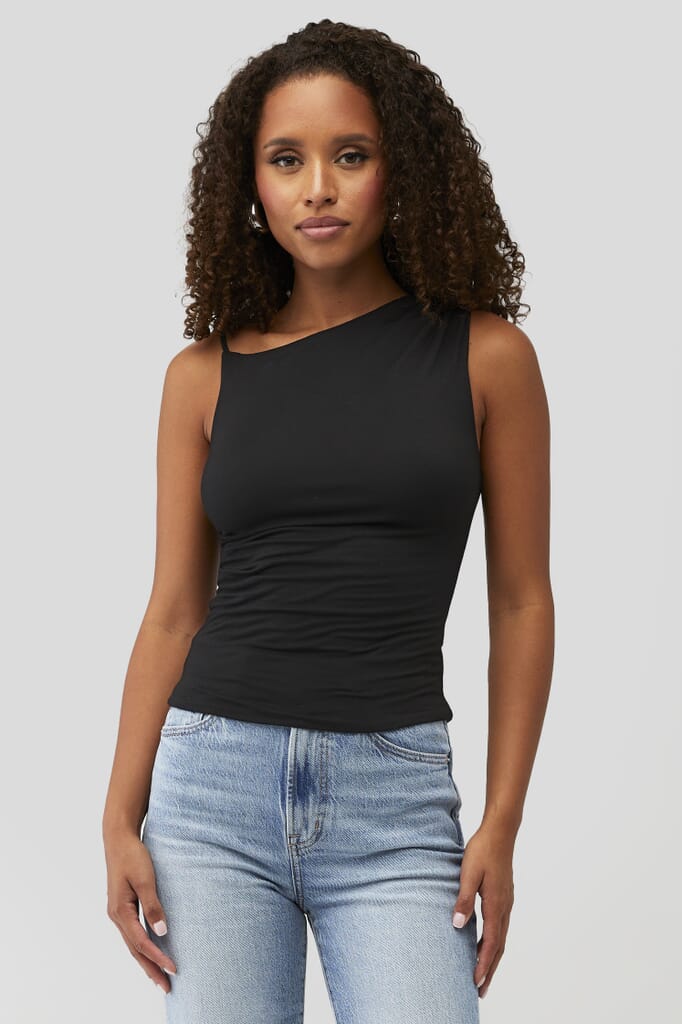 NIA | Katrina Top in Black| FashionPass