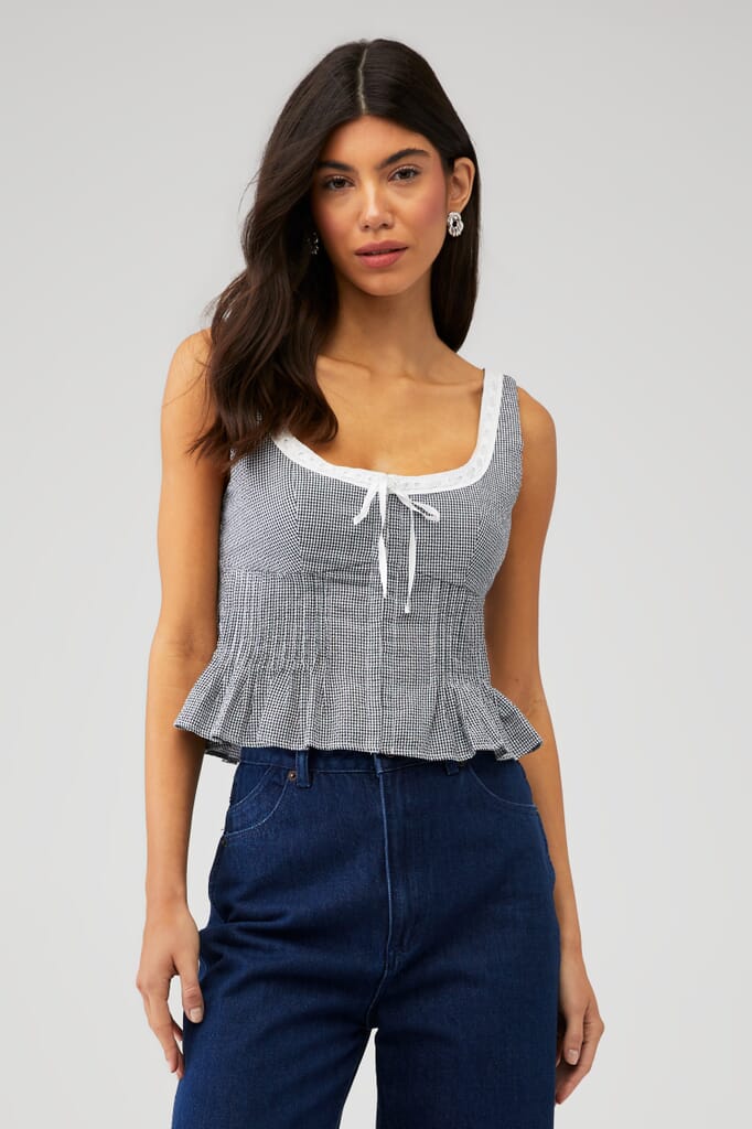 NIA | Lemon Top in Black| FashionPass