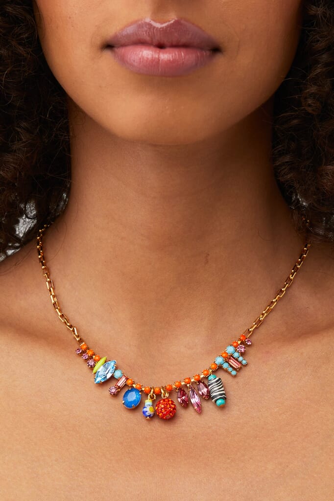 Elizabeth Cole | Lilou Necklace in Multi| FashionPass
