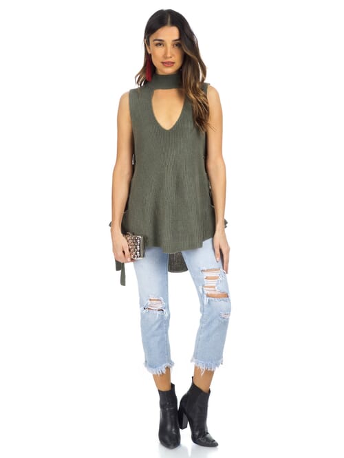 Lively Sweater in Olive| FashionPass