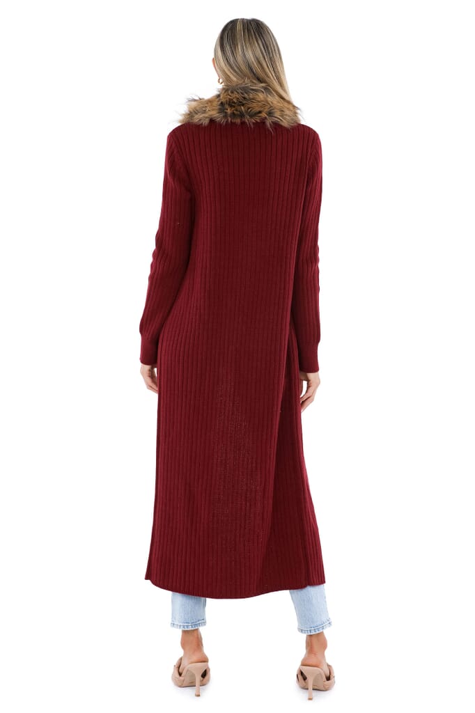 Show Me Your Mumu | Lombardi Long Cardi in Oxblood| FashionPass
