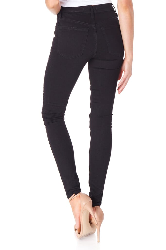 Free People | Long And Lean Jean in Black| FashionPass