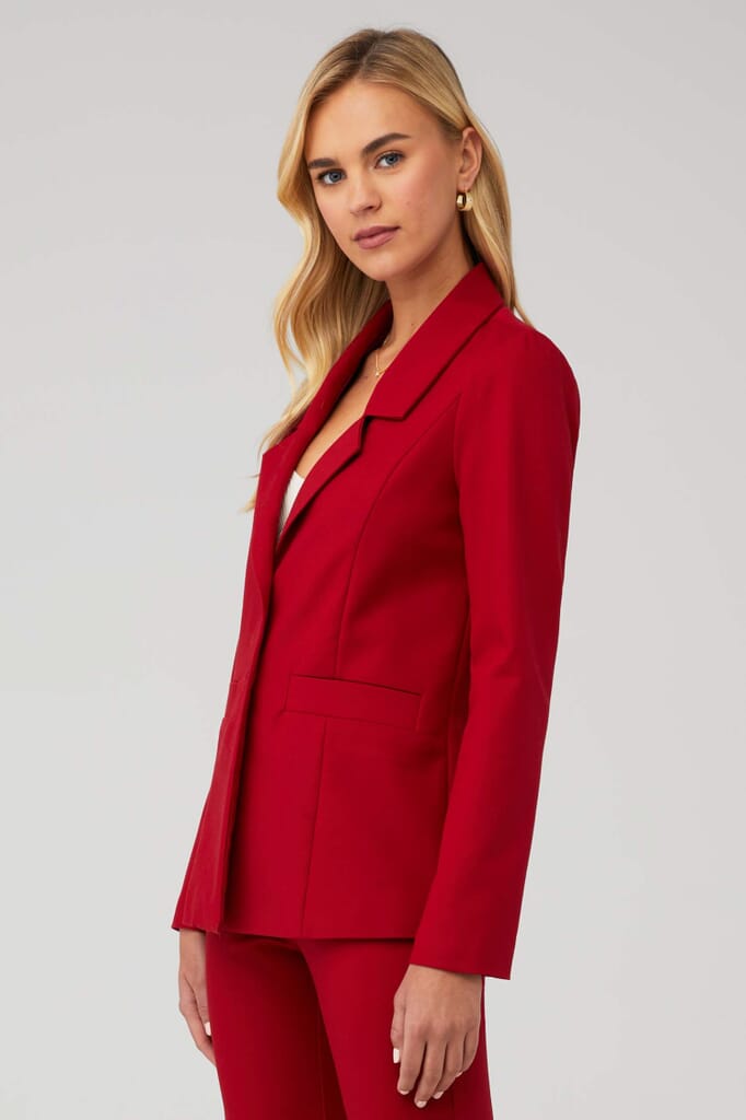 Show Me Your Mumu | Major Blazer in Red Suiting| FashionPass
