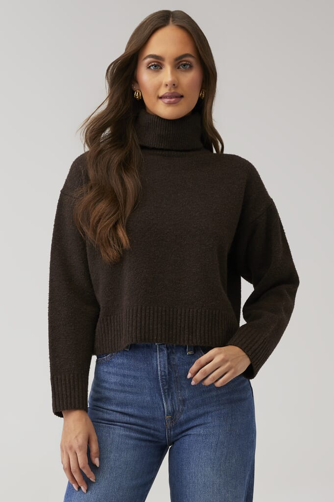 ASTR | Marceline Sweater in Brown| FashionPass