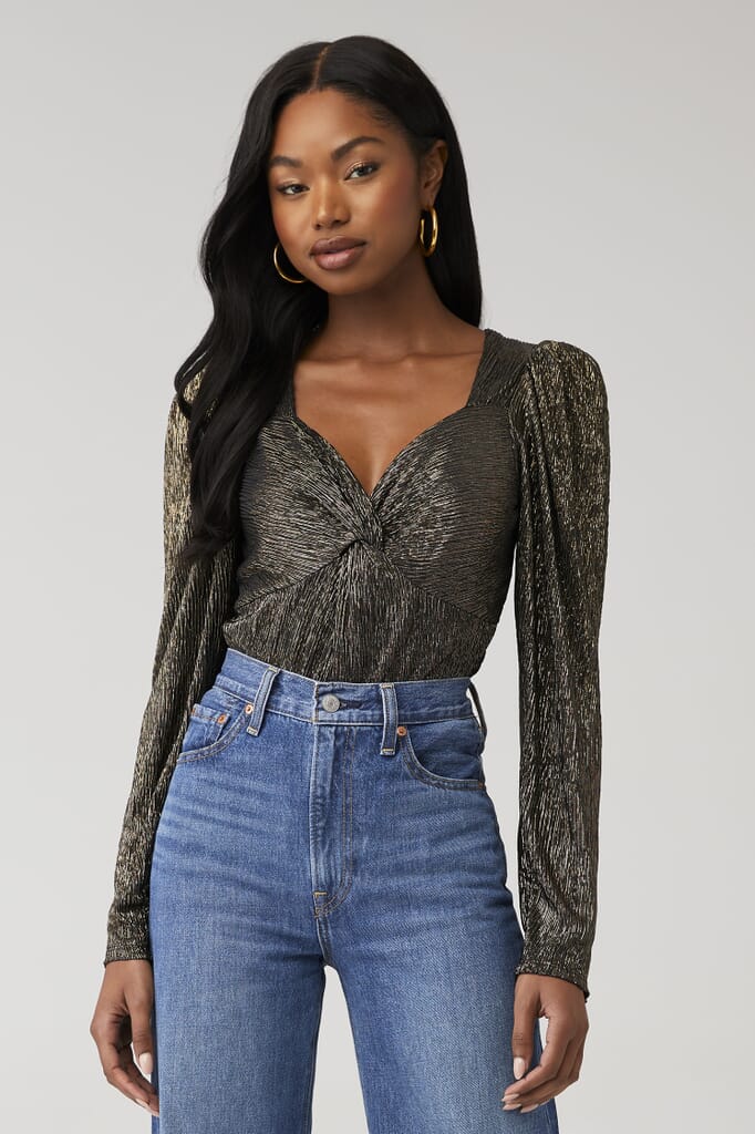 ASTR | Melrose Top in Gold| FashionPass