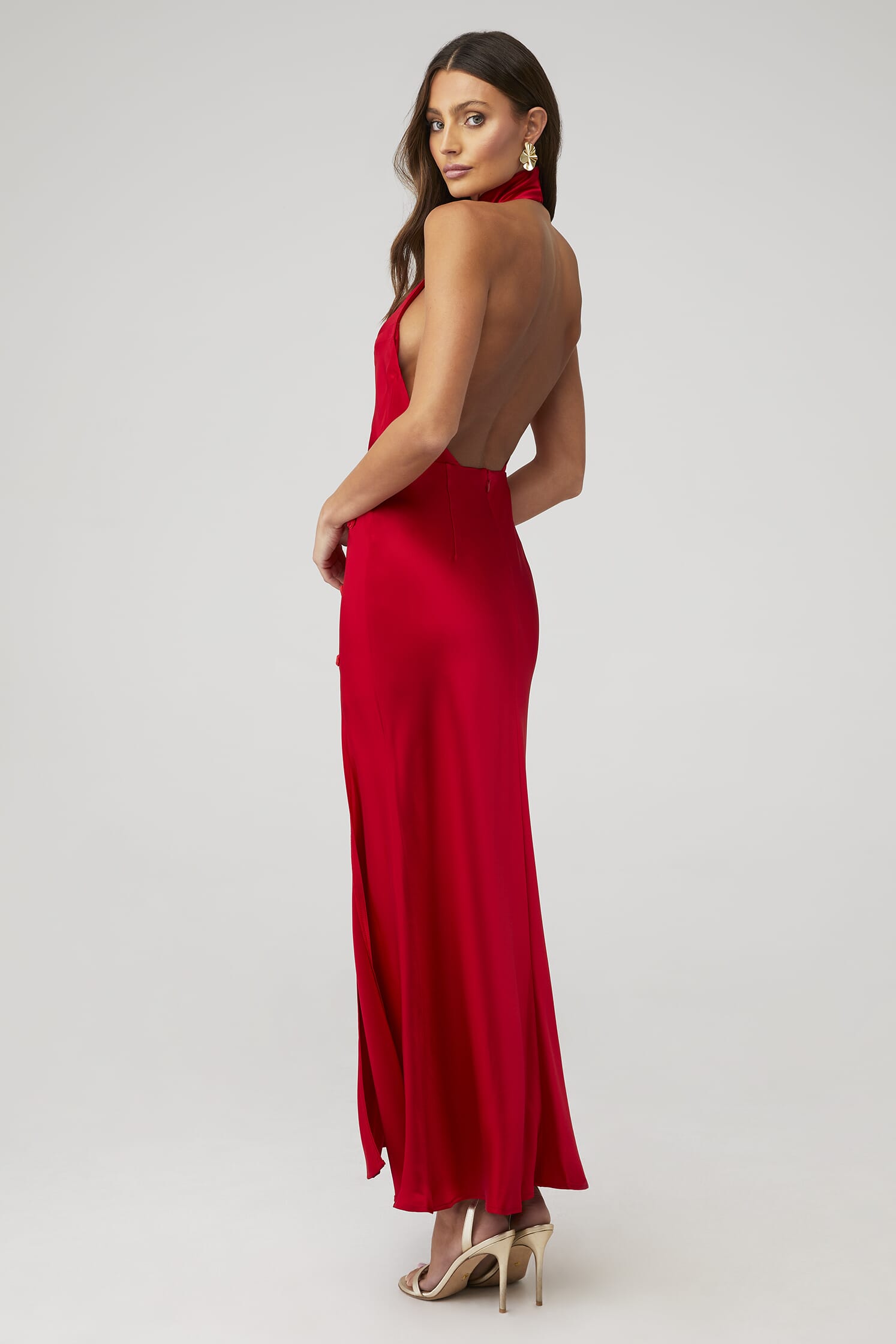 SAU LEE | Michelle Gown in Red| FashionPass