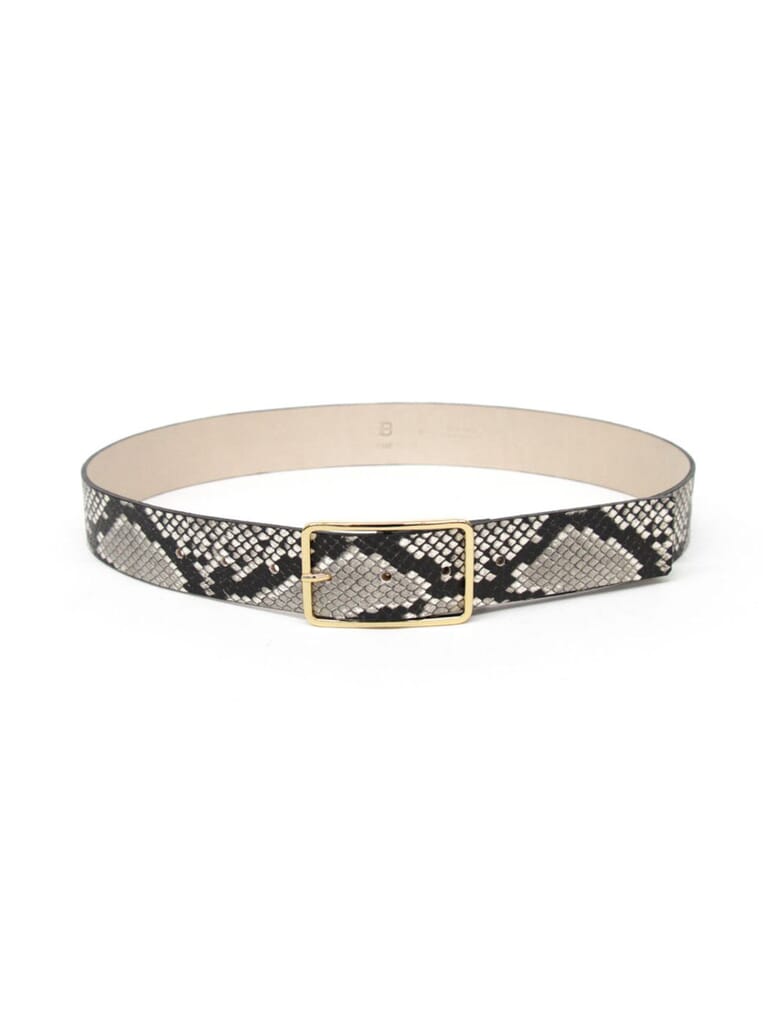 B-LOW THE BELT MILLA PYTHON BELT in multicolor