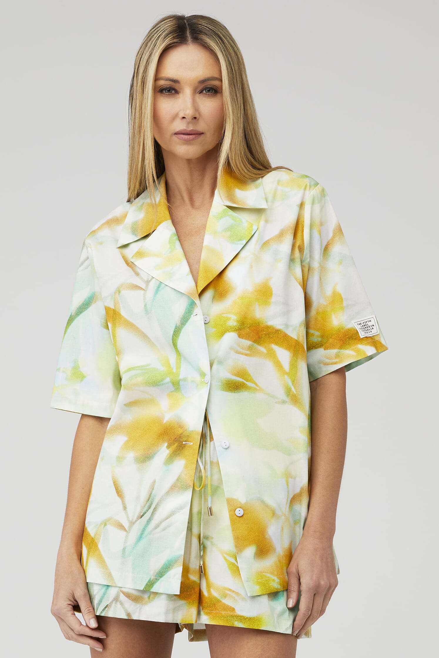 FIFTH LABEL | Organic Script Top in Graffiti Floral| FashionPass