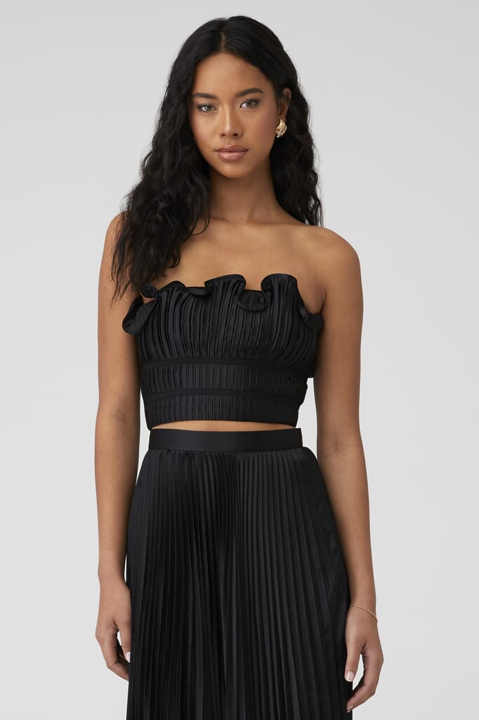 AMUR | Oriel Top in Black| FashionPass