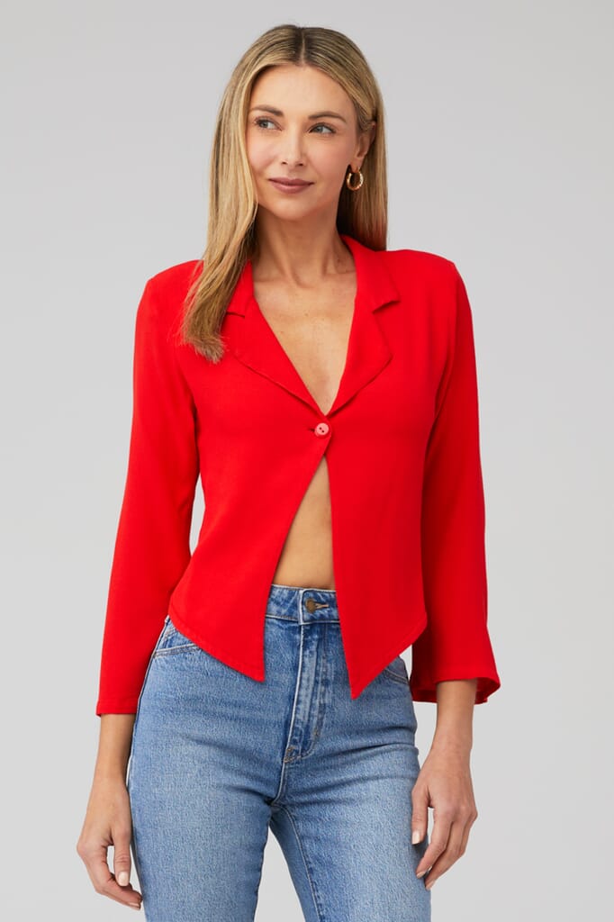 Flynn Skye | Ray Jacket in Red Pepper| FashionPass
