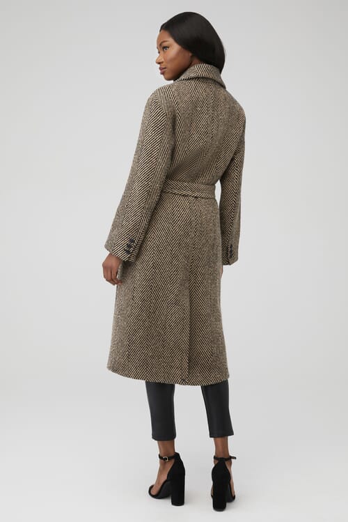 ASTR | Rhodes Coat in Taupe-Black | FashionPass