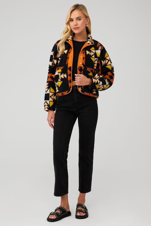 Free People | Rocky Ridge Jacket in Night Sky Combo | FashionPass