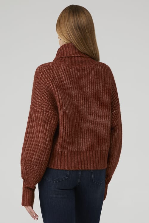 Varley | Rogan Cropped Knit in Smoked Paprika| FashionPass