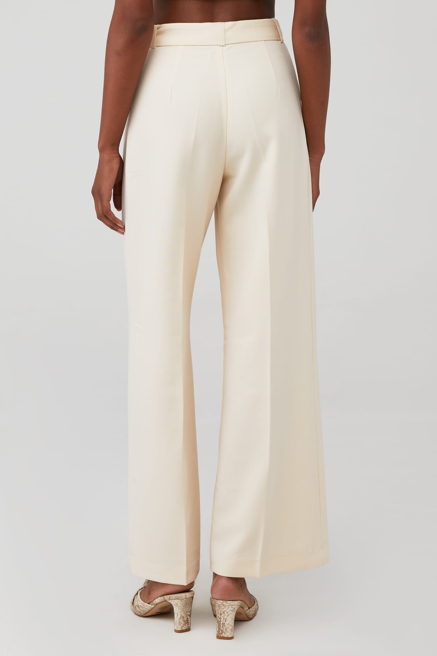 Bardot | Rumour Pin Tuck Pant in Beige| FashionPass