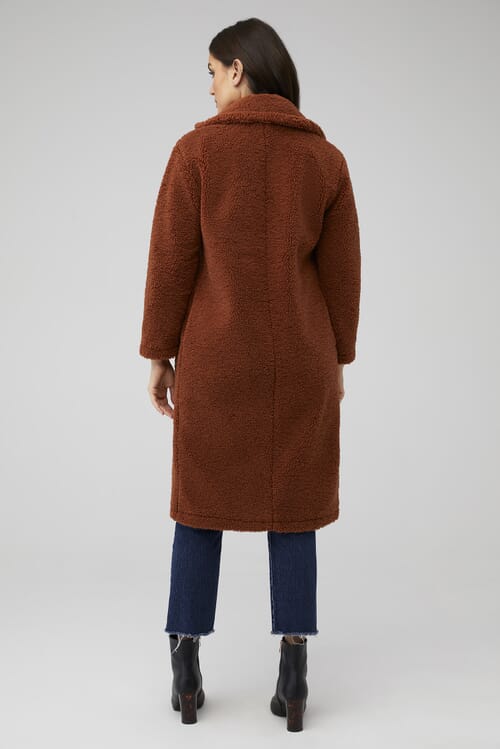 Steve Madden | Saide Coat in Mocha Bisque| FashionPass