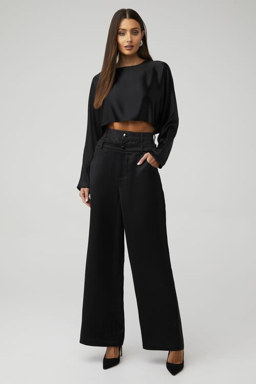 Nonchalant Label | Simon Pant in Black| FashionPass