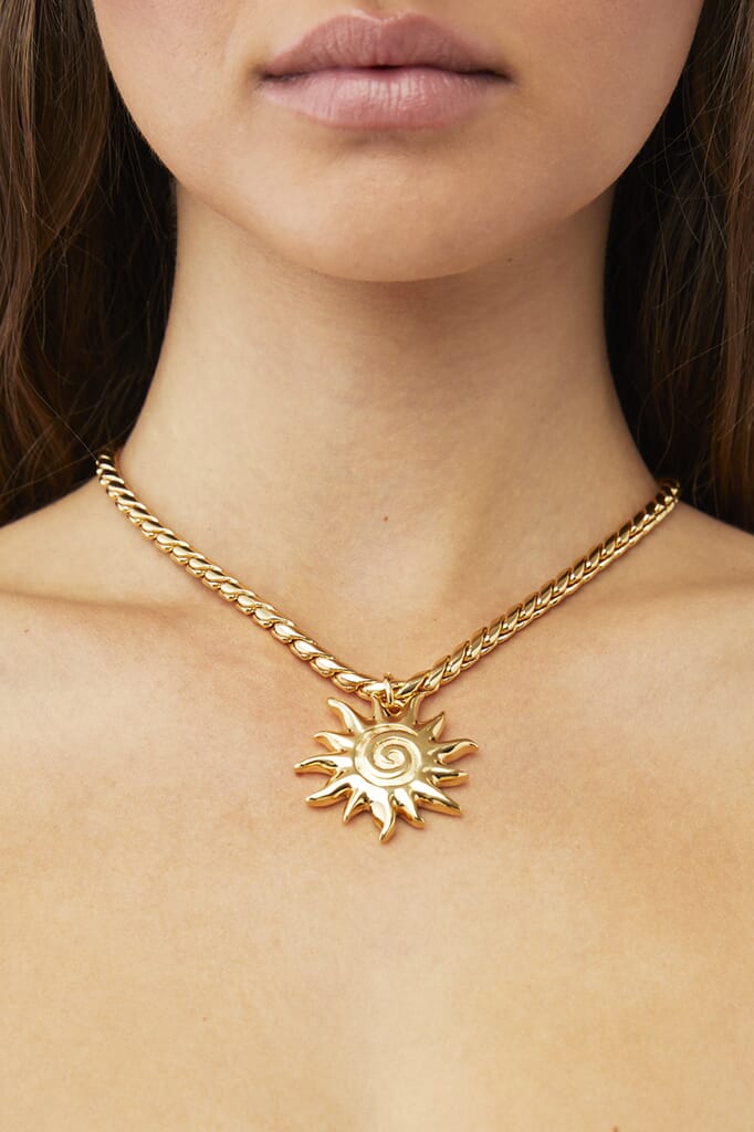 joolz by Martha Calvo | Sol Necklace in Gold| FashionPass