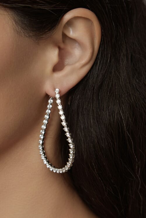 Sophia drop earrings in silver store
